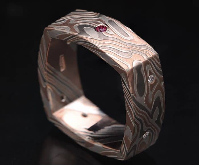 Square Wedding Ring – James Binnion Metal Arts
